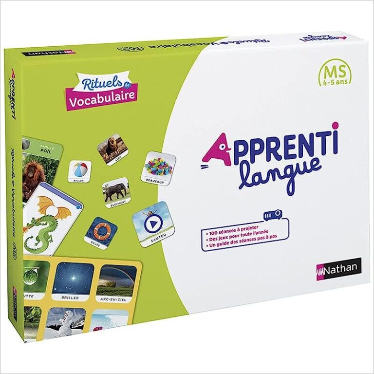 cahier vocabulaire apprenti langue MS GS