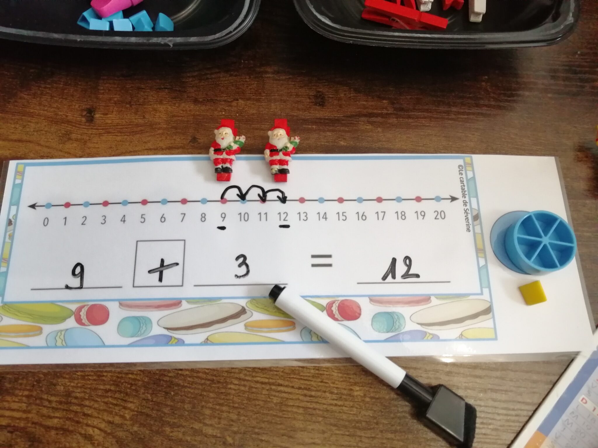 réglettes GS pour addition et soustraction