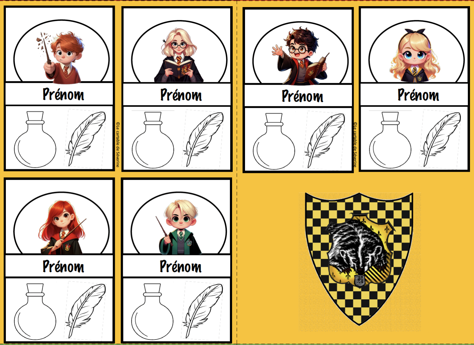 Gestion classe Harry Potter comportement travail GS